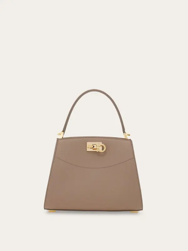 FERRAGAMO Studio Box Bag - Beige