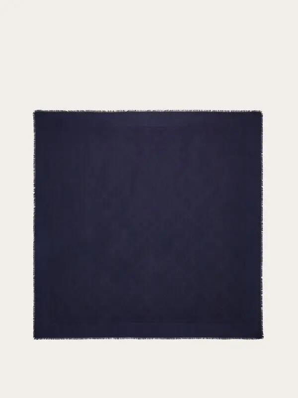 FERRAGAMO Gancini Shawl - Blue