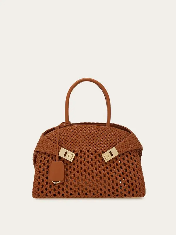 FERRAGAMO Hug Top-handle Bag - Brown