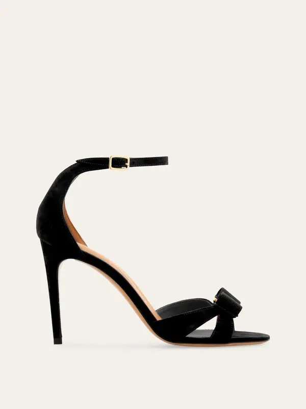 FERRAGAMO Vara Bow Slingback Sandals - Black
