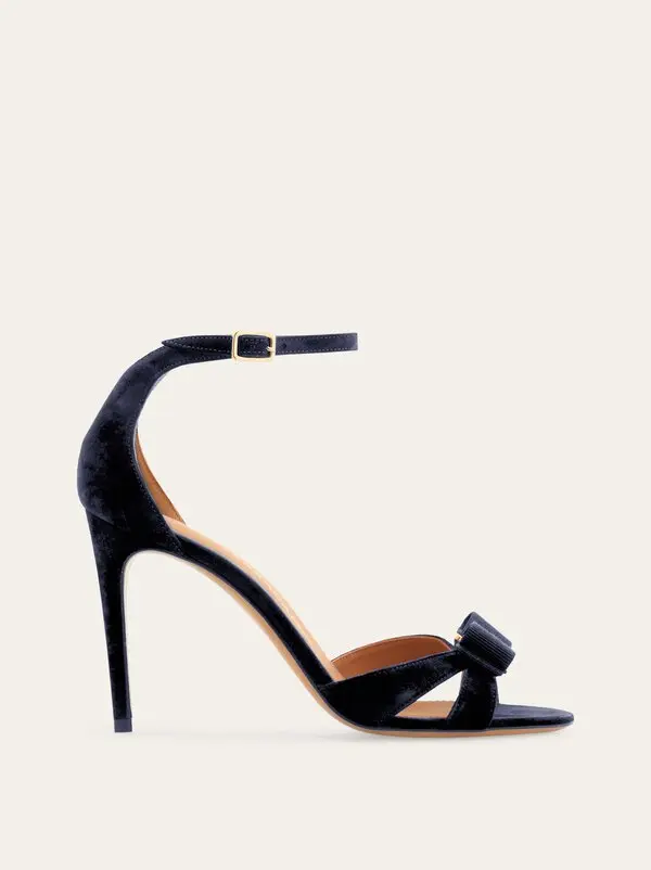 FERRAGAMO Vara Bow Slingback Sandals - Blue