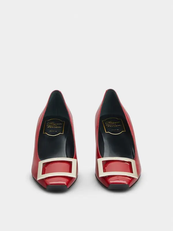 ROGER VIVIER Trompette Pumps In Patent Leather - Red