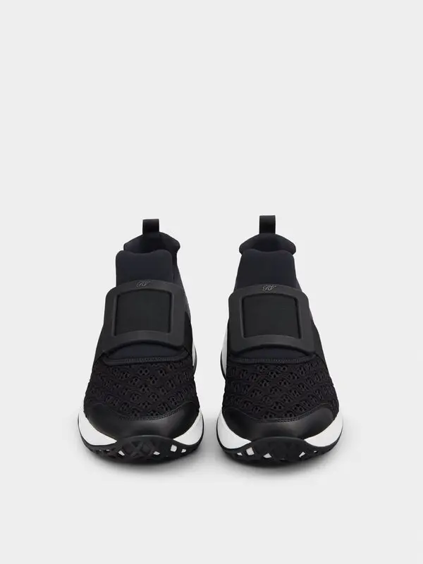 ROGER VIVIER Viv' Run Sneakers - Black