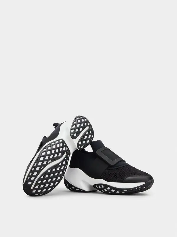 ROGER VIVIER Viv' Run Sneakers - Black
