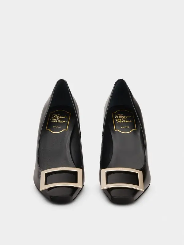 ROGER VIVIER Trompette Pumps In Patent Leather - Black