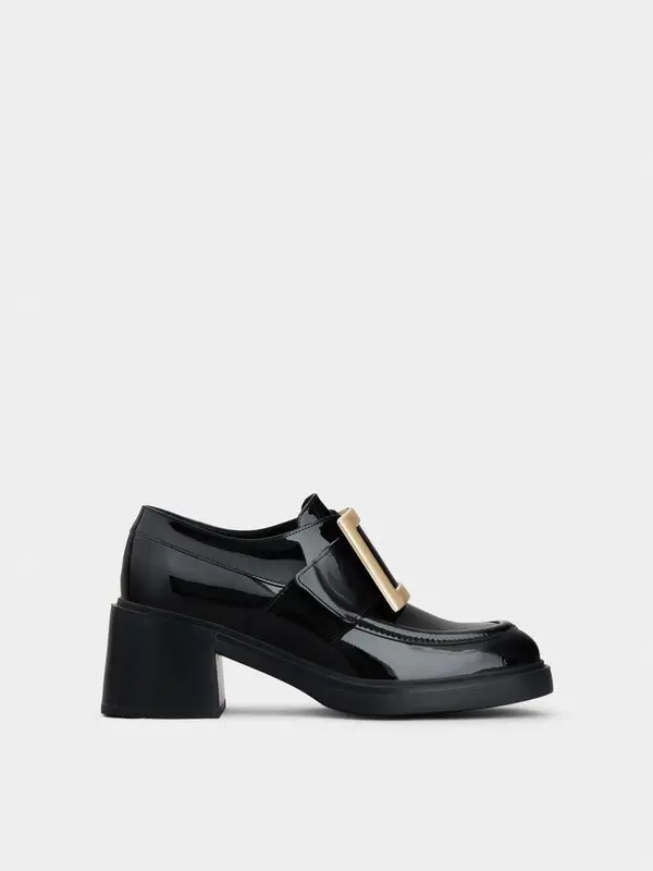 ROGER VIVIER Viv' Rangers Loafers In Patent Leather