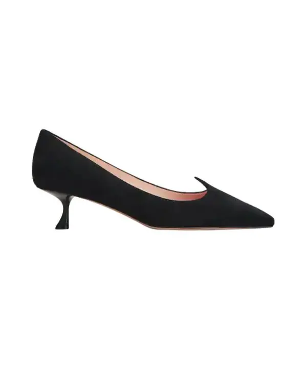 ROGER VIVIER I Love" Suede Pumps - Black