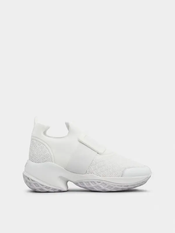 ROGER VIVIER Viv' Run Slip-on Sneakers - White