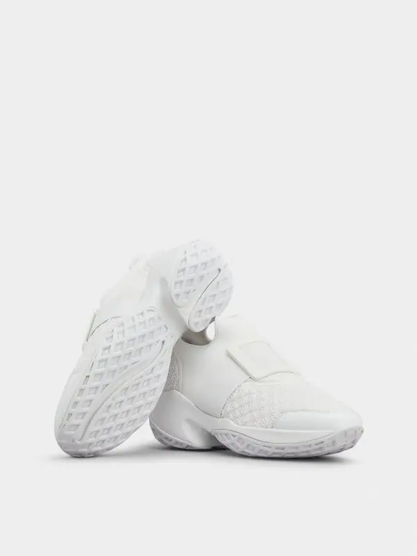 ROGER VIVIER Viv' Run Slip-on Sneakers - White