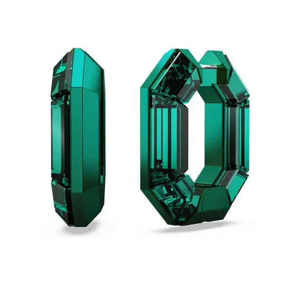 SWAROVSKI Lucent Hoop Earrings - Green