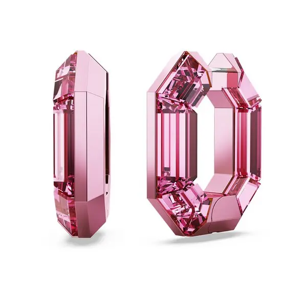 SWAROVSKI Lucent Hoop Earrings - Pink