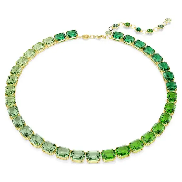 SWAROVSKI Millenia Necklace With Octagon-cut Crystals - Green