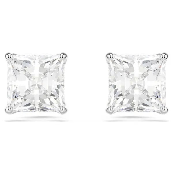 SWAROVSKI Stilla Attract Stud Earrings - White