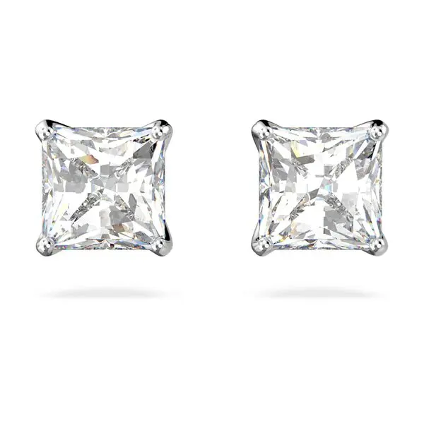 SWAROVSKI Stilla Attract Stud Earrings - White