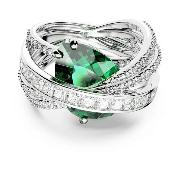 SWAROVSKI Hyperbola Cocktail Ring - Green