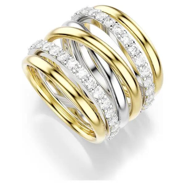 SWAROVSKI Hyperbola Cocktail Ring - White