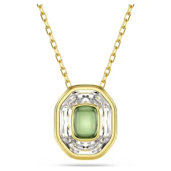SWAROVSKI Chroma Heart Pendant Necklace - Green