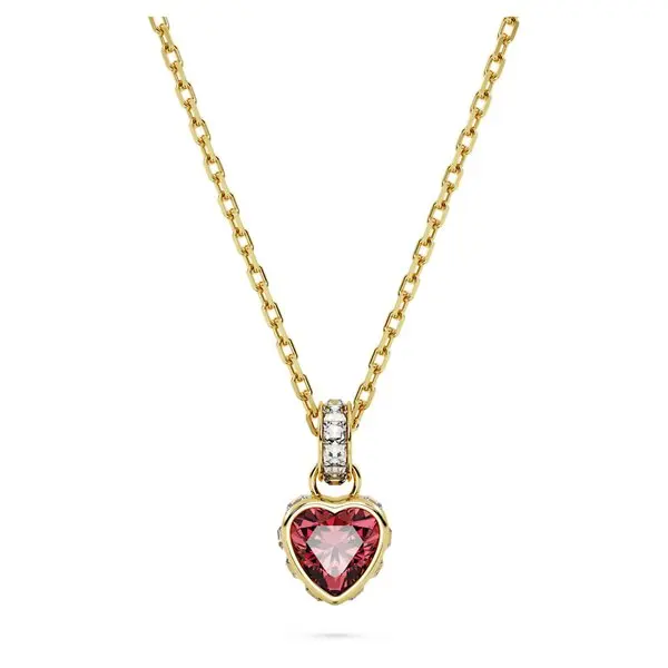 SWAROVSKI Chroma Heart Pendant Necklace - Red