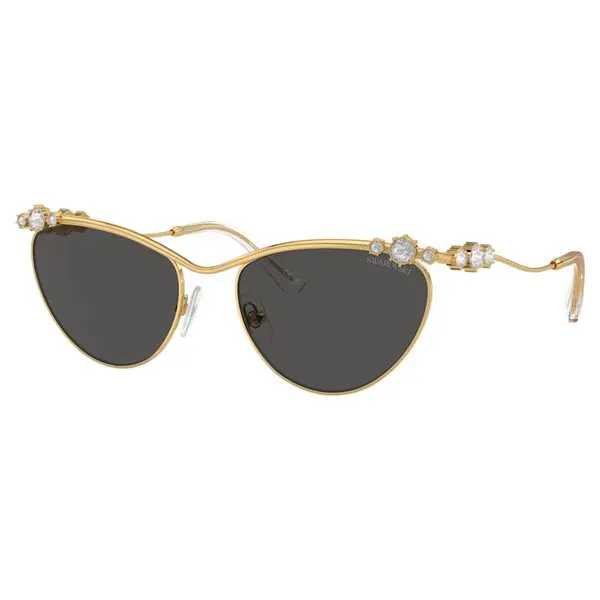 SWAROVSKI Sublima Crystal Embellished Sunglasses - Gold Tone