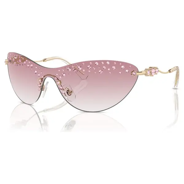 SWAROVSKI Sunglasses With Crystals - Pink