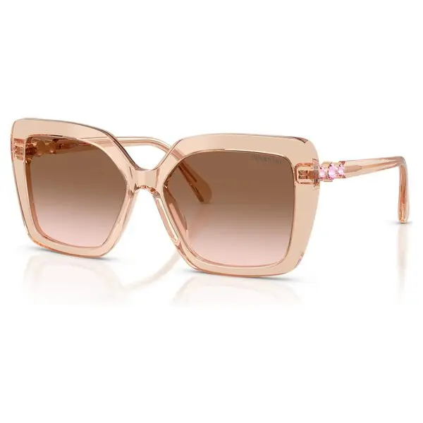 SWAROVSKI Cat Eye Sunglasses With Embellishments - Pink