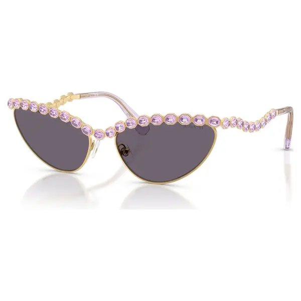 SWAROVSKI Sublima Crystal Embellished Sunglasses - Purple