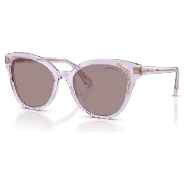 SWAROVSKI Sublima Crystal Embellished Sunglasses - Purple