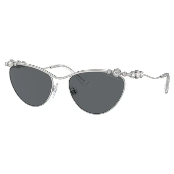 SWAROVSKI Millenia Butterfly Sunglasses - Silver Tone