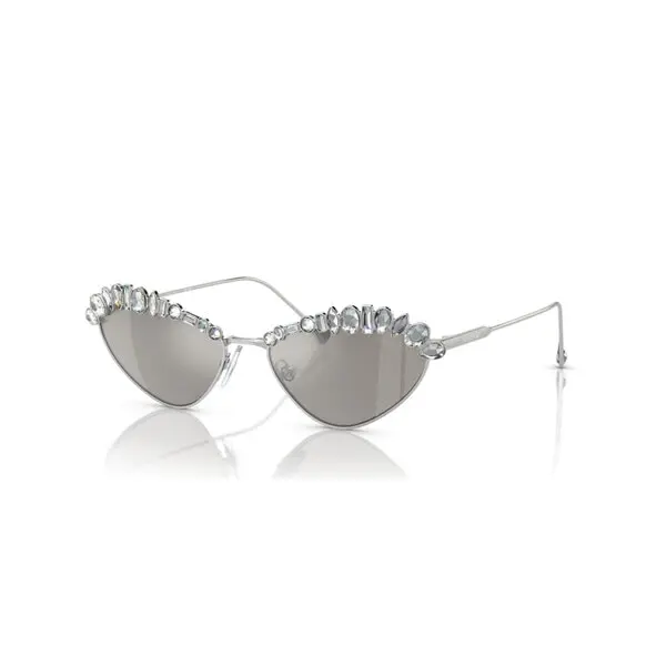 SWAROVSKI Cat-eye Sunglasses - Silver Tone