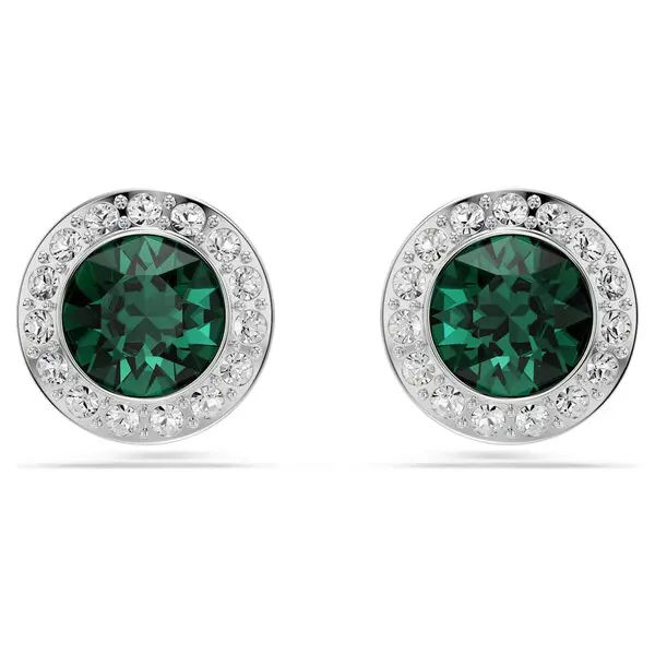 SWAROVSKI Una Angelic Stud Earrings - Green