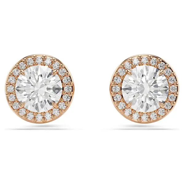SWAROVSKI Una Angelic Stud Earrings - White