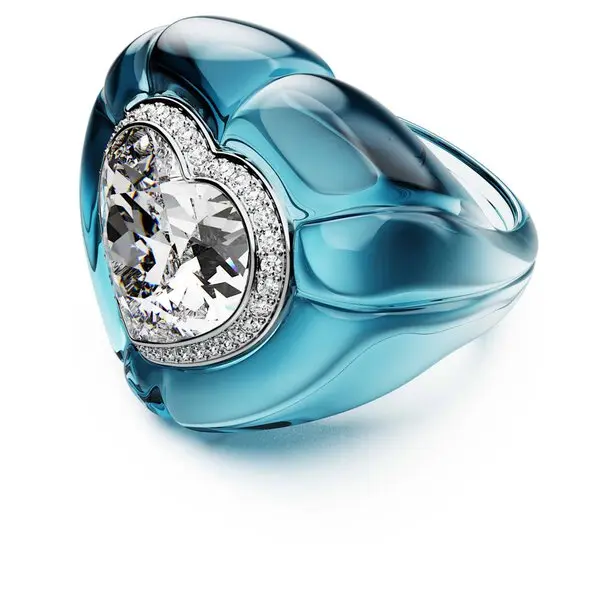 SWAROVSKI Dulcis Cocktail Ring - Blue