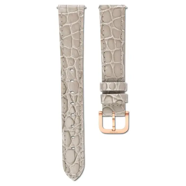 SWAROVSKI Italian Leather Watch Strap - Beige