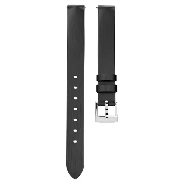SWAROVSKI Watch Strap With Clear Crystals - Black