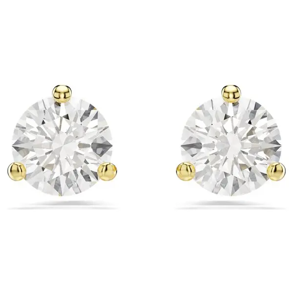 SWAROVSKI Solitaire Stud Earrings - White