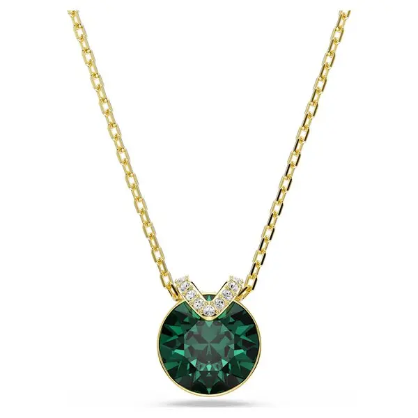 SWAROVSKI Bella V Pendant Necklace With Crystal - Green