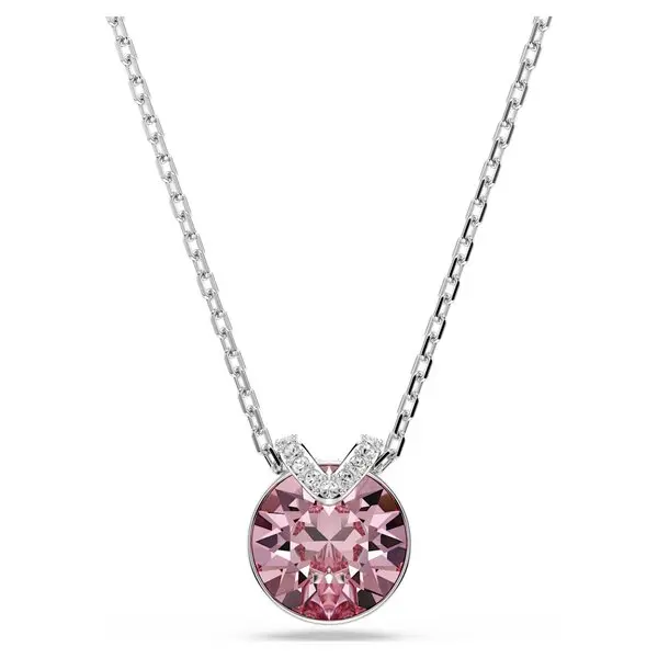 SWAROVSKI Bella V Pendant Necklace With Crystal - Pink
