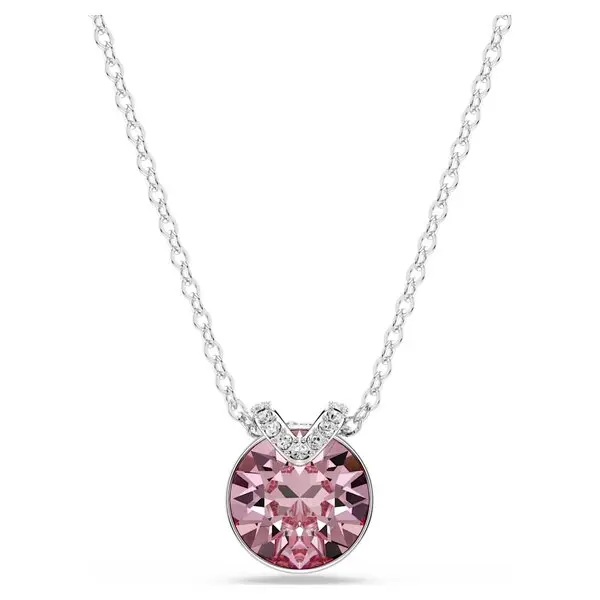 SWAROVSKI Bella V Pendant Necklace With Crystal - Pink