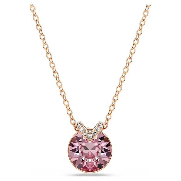 SWAROVSKI Bella V Pendant Necklace With Crystal - Pink