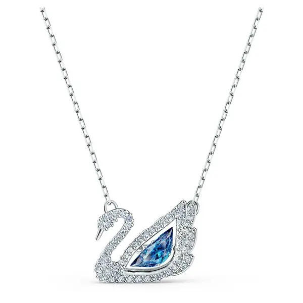 SWAROVSKI Swan Necklace - Blue