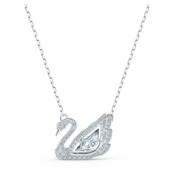 SWAROVSKI Swan Necklace - White