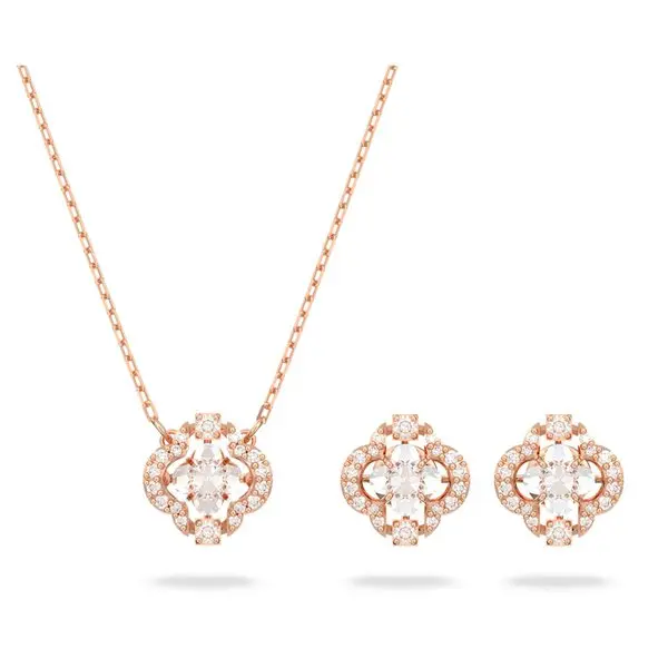 SWAROVSKI Una Necklace And Earring Set - White