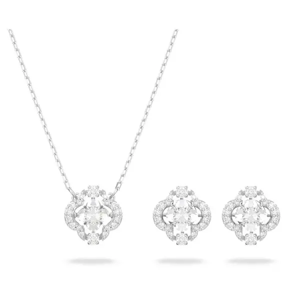 SWAROVSKI Una Necklace And Earring Set - White