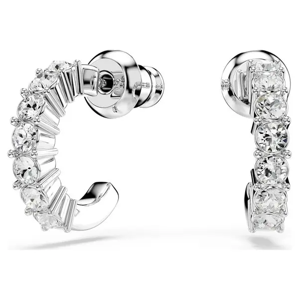SWAROVSKI Mini Hoop Earrings - White