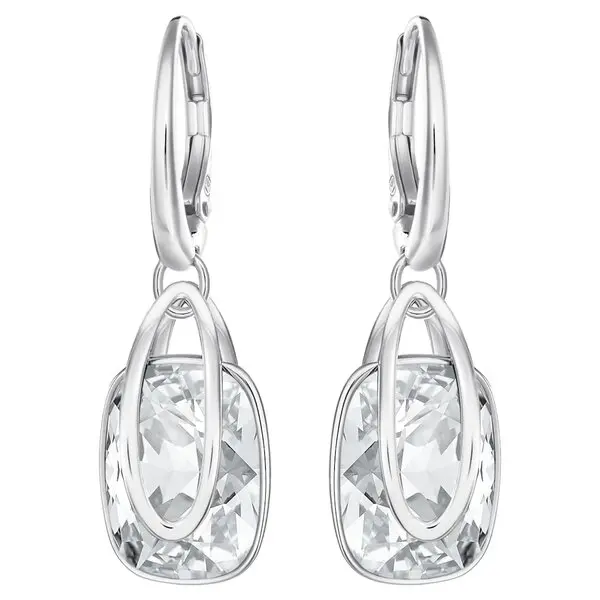 SWAROVSKI Holding Drop Earrings - White
