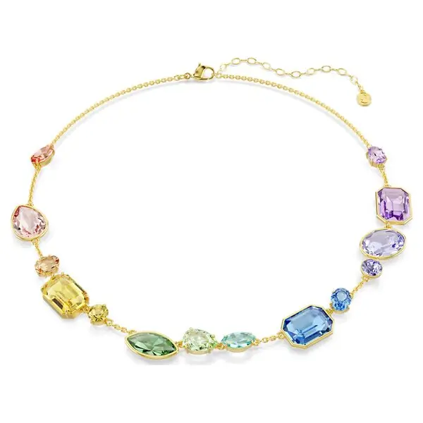 SWAROVSKI Gema Necklace With 18k Gold Finish - Multicolored