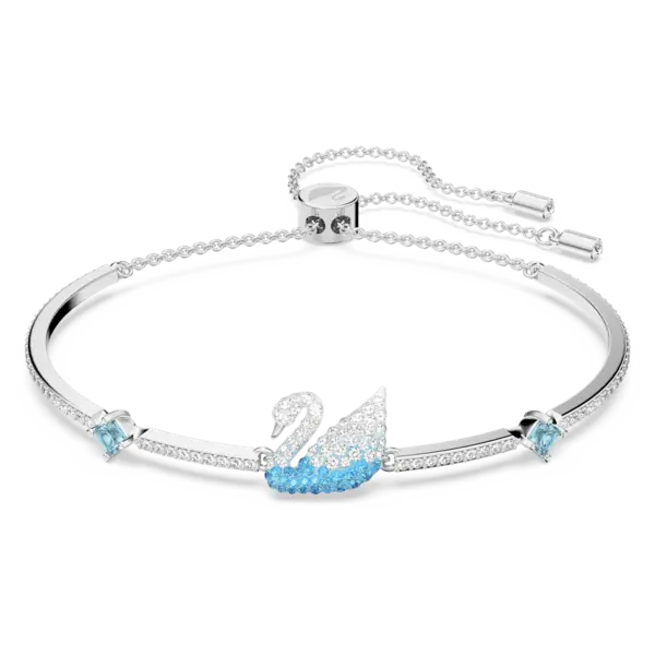 SWAROVSKI Swan Motif Bangle With Embellishments