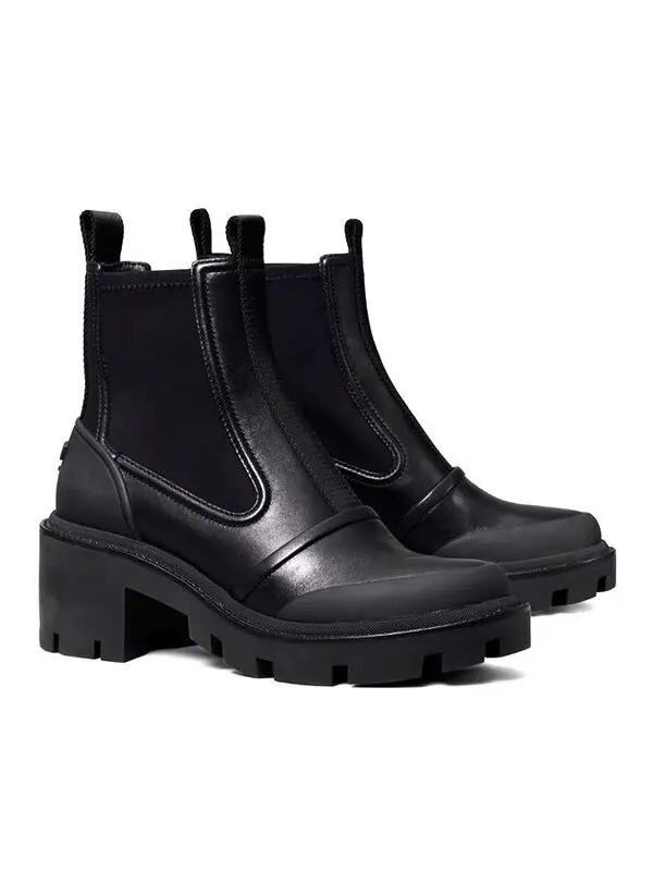 Tory Burch Chelsea Lug-sole Heeled Ankle Boot