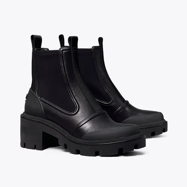 Tory Burch Chelsea Lug-sole Heeled Ankle Boot