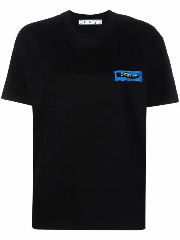 Off-White Painted Arrows-print T-shirt - Black